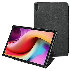 CHUWI HiPad Max Tablet Leather Case 10.36 inch, Tablet Cover with Multiple Viewing Angles, Leather Stand Tablet Case for HiPad Max, Leather Protective Standing Cover, Black