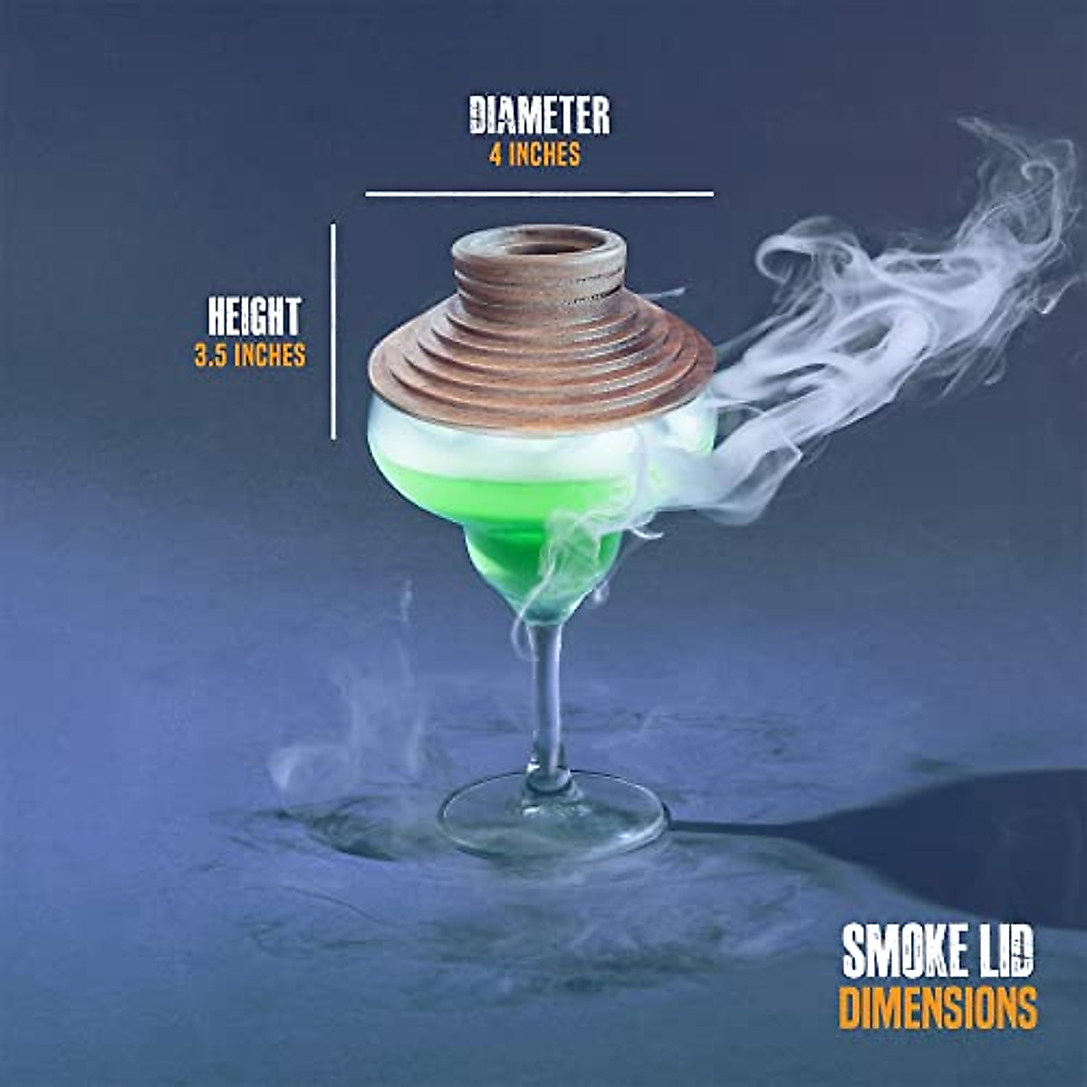 Blaze of Glory Cocktail Smoker Whiskey Smoker With Flavor Blaster Smoke Top Old fashioned Smoker Kit Includes: Gift Box, Brush,Torch, Drink Smoker, Cocktail Recipe Book, Cherry Wood Chips (No Butane)