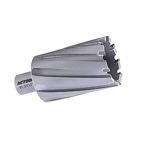 ACTOOL 1-3/4'' Diameter x 2'' Depth of Cut Carbide Tipped TCT ANNULAR Cutter with 3/4'' Weldon Shank