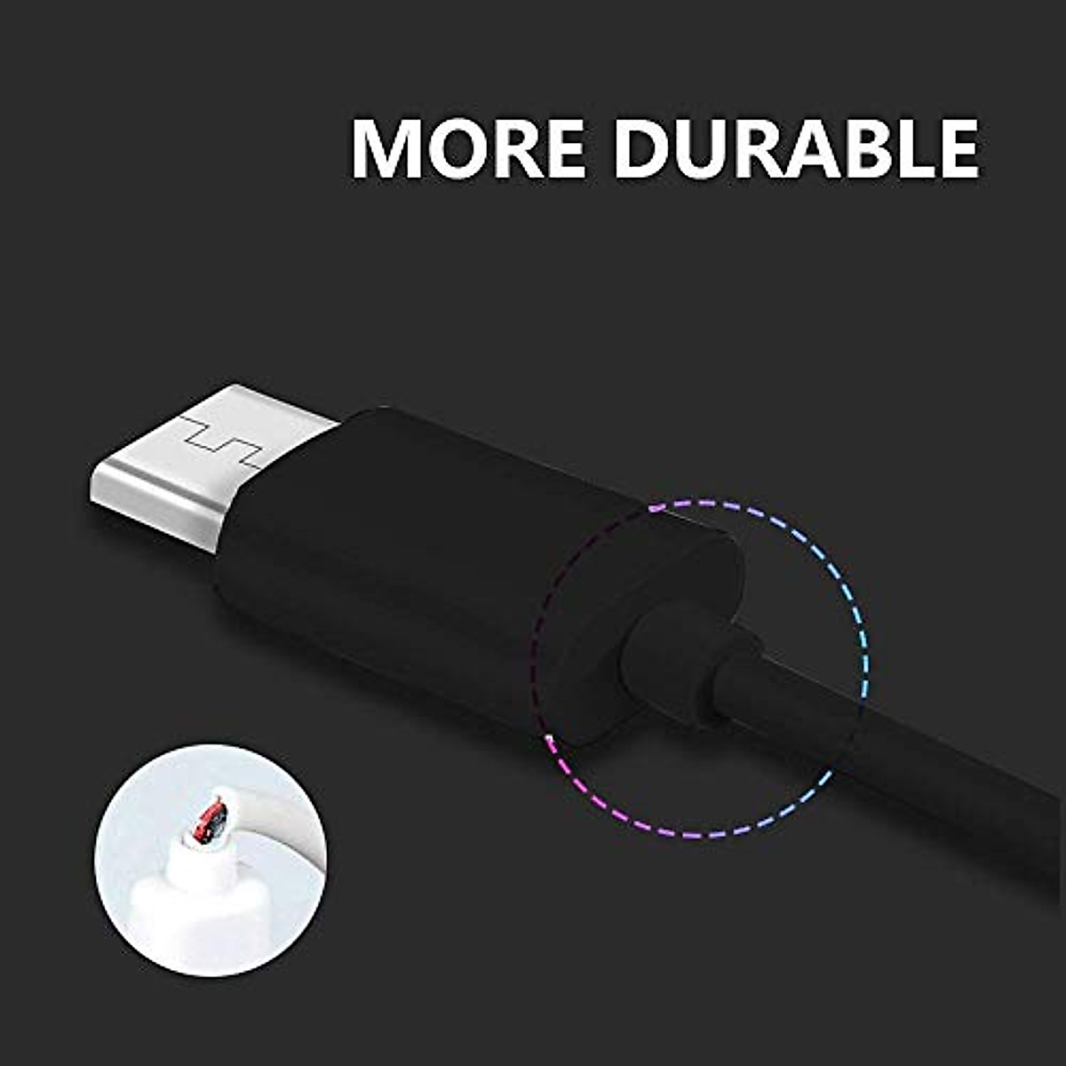 6.6FT speaker charger Micro Charging Power Cable Cord for Sony/Bose /UE JBL Bluetooth Speaker Power Cord Line,PS4 Controller Charging USB Cord,Mini 2 II,SoundWear bluetooth headphones usb charger Cord
