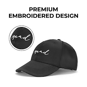 Pop Fizz Designs Bachelorette Hats ( 10 Pack) 1 White Bride Hat | 9 Black Squad Hats I Bride Tribe Baseball Caps I Bachelorette Party Favors