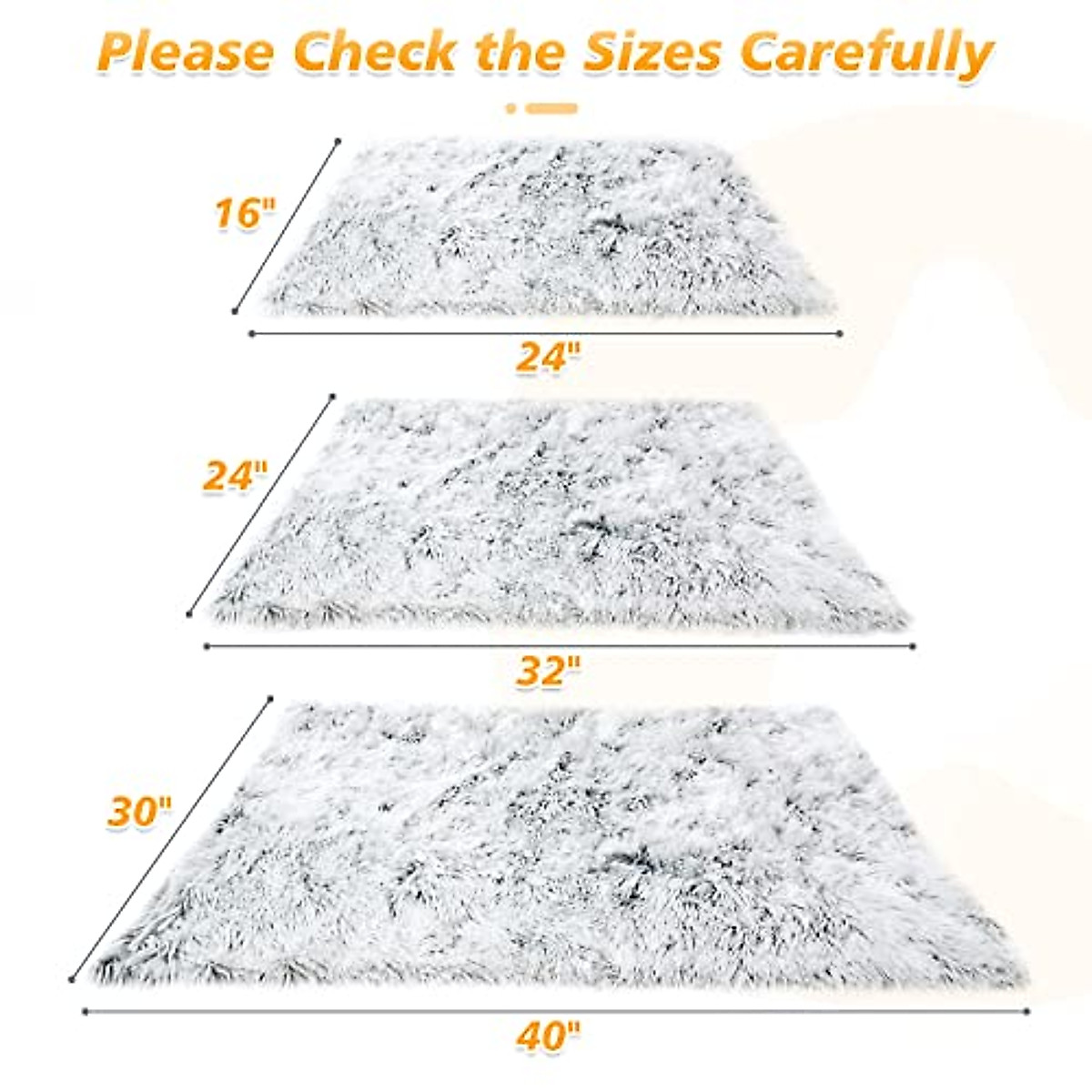 PJYuCien Fluffy Fleece Calming Pet Throw Blanket, Super Soft and Warm for Indoor Cats and Dogs, Small 16 * 24", Machine Washable, Grey Puppy Blanket