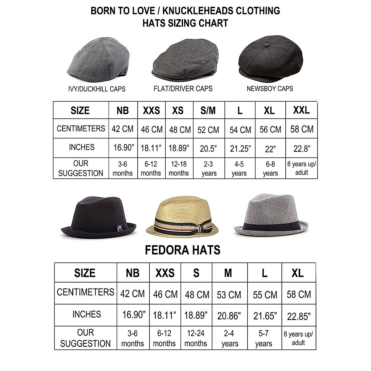 Born to Love Infant Toddler Kids and Baby Boy's Hat Houndstooth Driver Cap Boys Tweed Page Baby Kids Unisex NB 43cm, Grey and Black