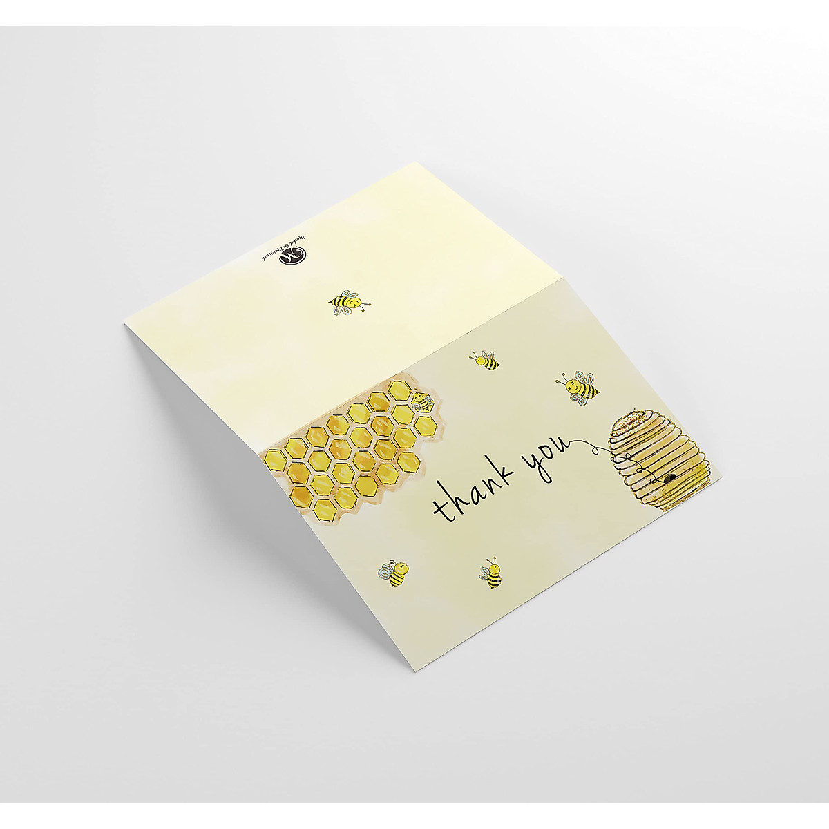 Market On Mainstreet Bumblebee Thank You Cards, Includes Envelopes, 25 Count, Made in the U.S.A