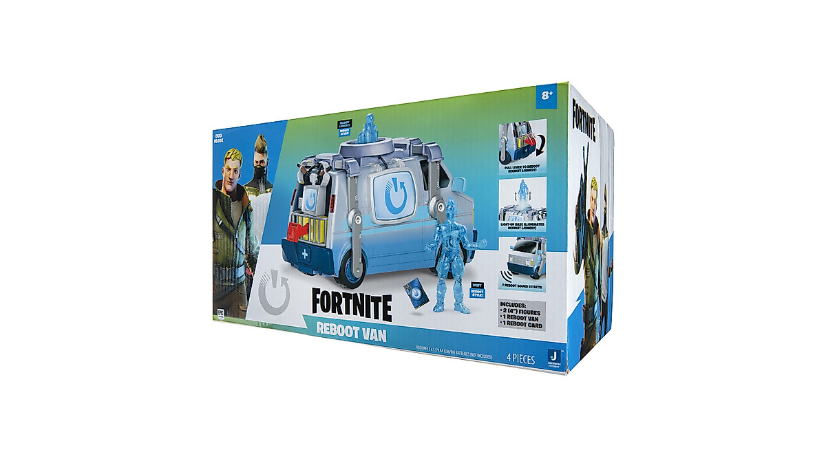 FORTNITE Deluxe Reboot Van with Figures - Action Packed Fun