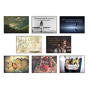 40 Mindfulness, Inspirational and Motivational Postcards