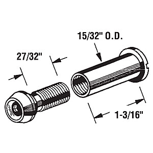 Prime-Line S 4365 160 Degree Door Viewer, 15/32 In., UL Listed, Chrome Plated (Single Pack)