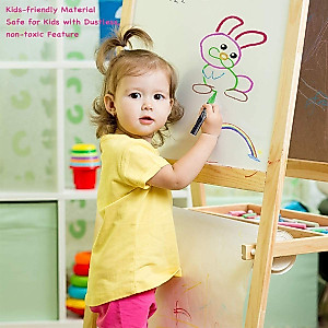 W OUTWIT Chalk Markers, Erasable Chalkboard Neon Pens for first day of school board, 8 Packs Non-Toxic Car Window Markers with Reversible Tip,16 Labels, Drawing Markers for Chalkboards Kids Gift