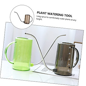 YARNOW Watering Can Watering Pot Watering Spray Bottle Watering Spout Plant Watering Tool Flower Water Sprinkler Bottle Watering Pitcher Plastic Watering Kettle Steel Pipe Saliva Planter