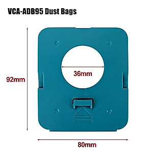 4 Pcs VCA-ADB95 Dust Bags for SAMSUNG Bespoke Jet Cordless Stick Vacuum Cleaner Dirt Disposal Bag Replacement Accessories Parts