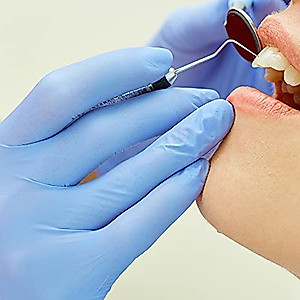 TRONEX 1000 Pack Nitrile Exam Glove, Blue Medical Examination Gloves, Fingertip-Textured, Powder-Free (XXL)