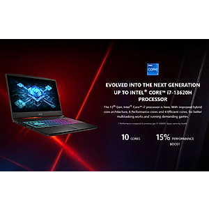 MSI Katana 15 Gaming Laptop, 15.6" 144Hz FHD Display, Intel 13th Gen Core i7-13620H, GeForce RTX 4070 8GB, WiFi 6, 4-Zone RGB Backlit KB, Webcam, Win 11 Pro, w/HDMI (64GB RAM|1TB PCIe SSD)