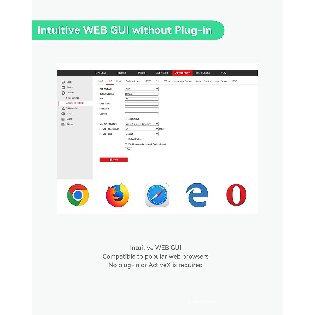 LINOVISION 4K UltraHD Explosion Proof Camera with Wide View Lens, POE Powered Network Camera with Stainless-Steel Case, 100ft IR Night Vision, for Refine Factory/Ocean Oil Field/Gas Station