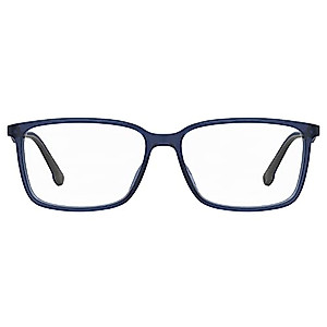 Carrera Men's 8856 Rectangular Prescription Eyewear Frames, Blue, 56mm, 15mm