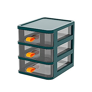ZSEDP Storage Boxes Multi-Layer Space Saving Strong Loading Large Capacity Practical Desktop Storage Drawer for Bedroom (Size : 3 Layers)