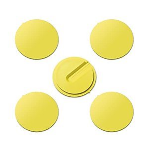 POWERTEC 71086 Zero Clearance Table Saw Insert for Delta Bandsaw Models – 5 Pack, 2-1/2" Outer Dia. x 2-3/16" Inner Dia.