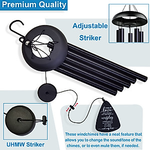 Sympathy Memorial Wind Chimes for Loss of Loved One Prime, Sympathy Gift Baskets Memorial Gifts for Loss of Mother Father, Grief Gifts Bereavement Funeral Gifts Windchimes in Memory of A Loved One