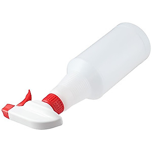 SHUATI 16 Oz Plastic Spray Bottles, 500ml Refillable Empty Bottle, Heavy Duty Mist Stream Trigger Sprayer for Home Garden Plant Kitchen, White