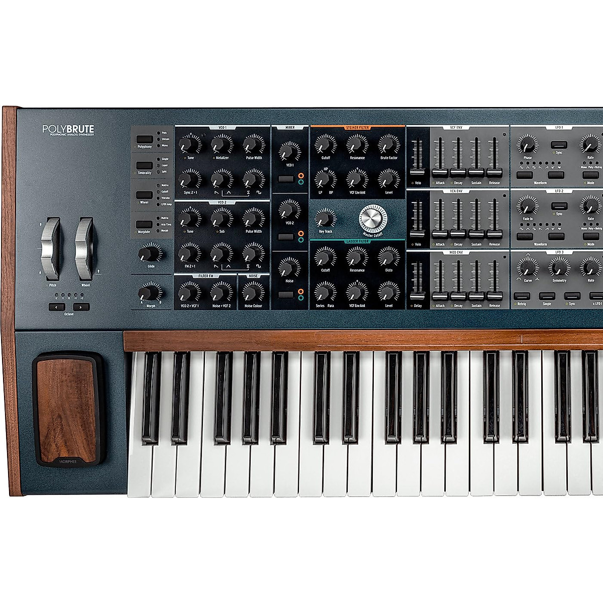 Arturia PolyBrute 6-Voice Polyphonic Morphing Analog Synthesizer Natural Wood