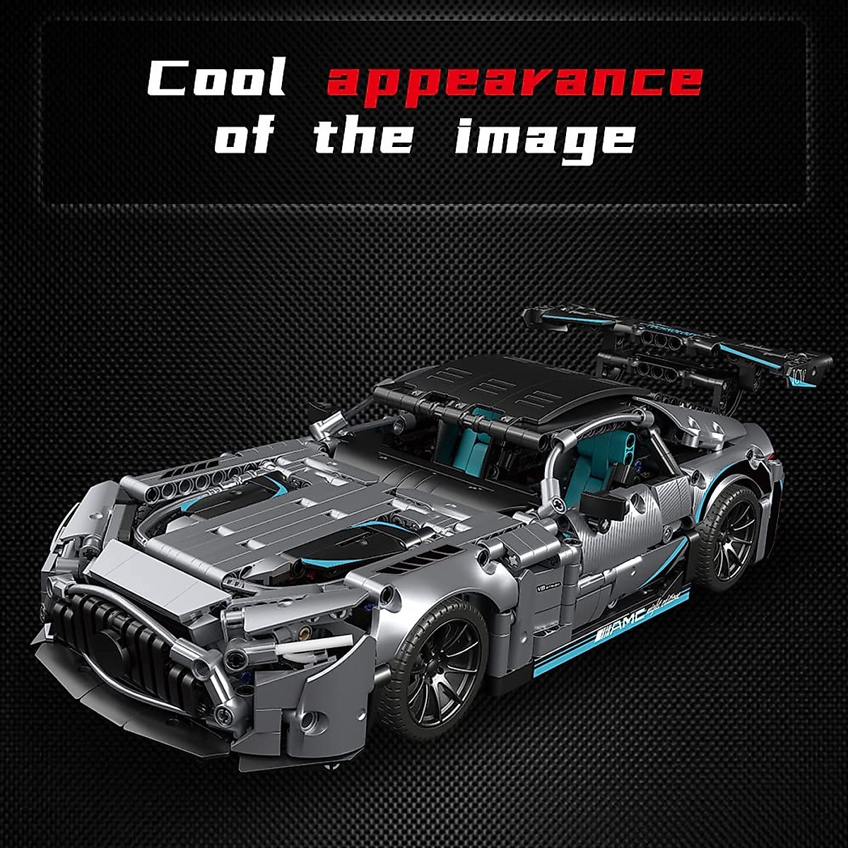 Mesiondy Sports Car Building Blocks Toys Boys or Adults Kits，1:14 MOC Building Set Raceing Car Model,Super Cars for Boys Age 12+ and Adult，(1466Pcs)