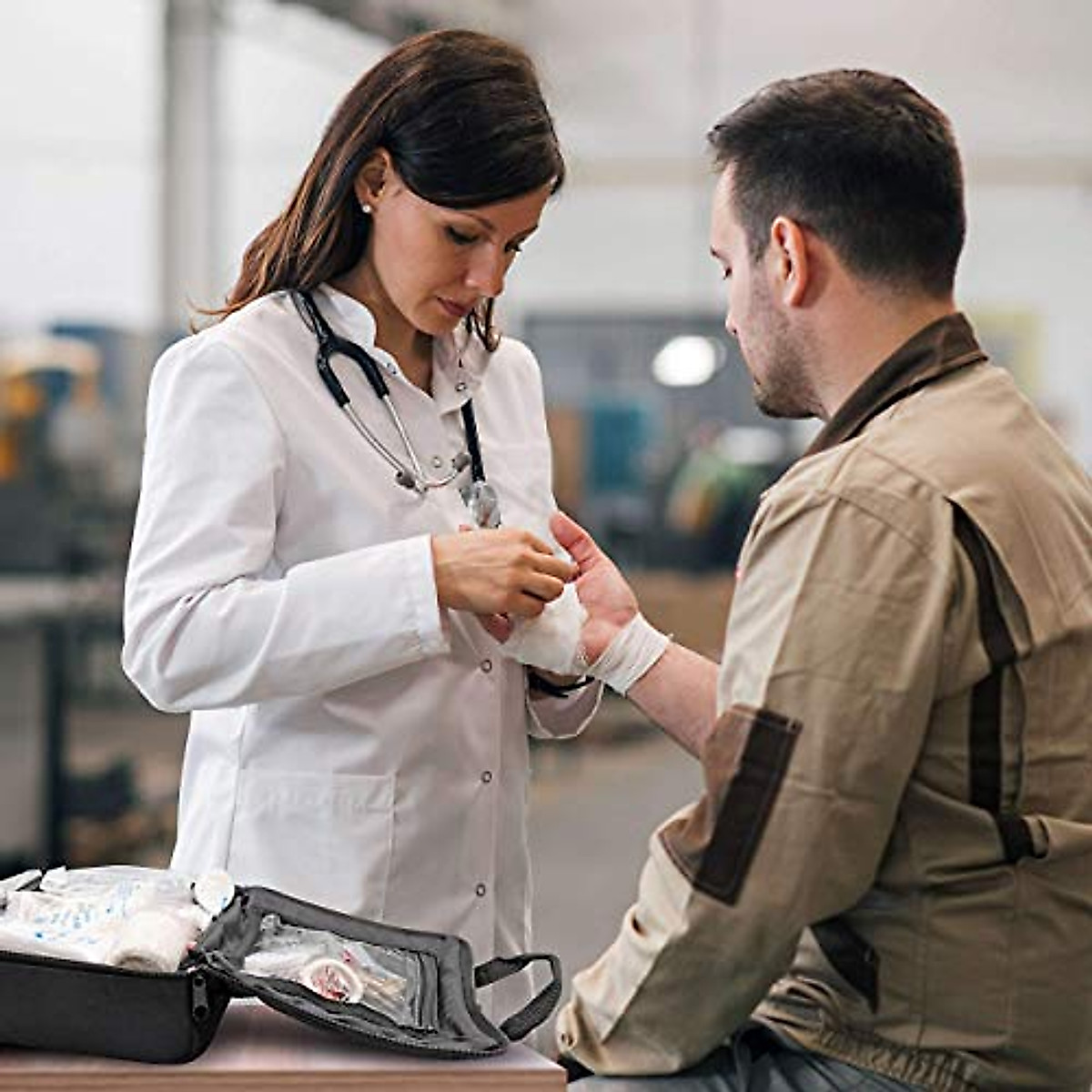 Professional 300 Piece (40 Unique Items) First Aid Kit | Emergency Medical Kits | Home, Business, Camping, Car, Office, Travel, Vehicle, Kids, Boat, Survival, Supplies