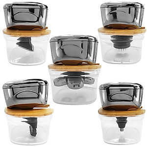 FitSand Bamboo Electric Head Shaver Rinse Stand Compatible with Remington Balder Pro Head Shavers