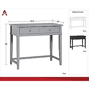 Franklin Writing Desk, Black