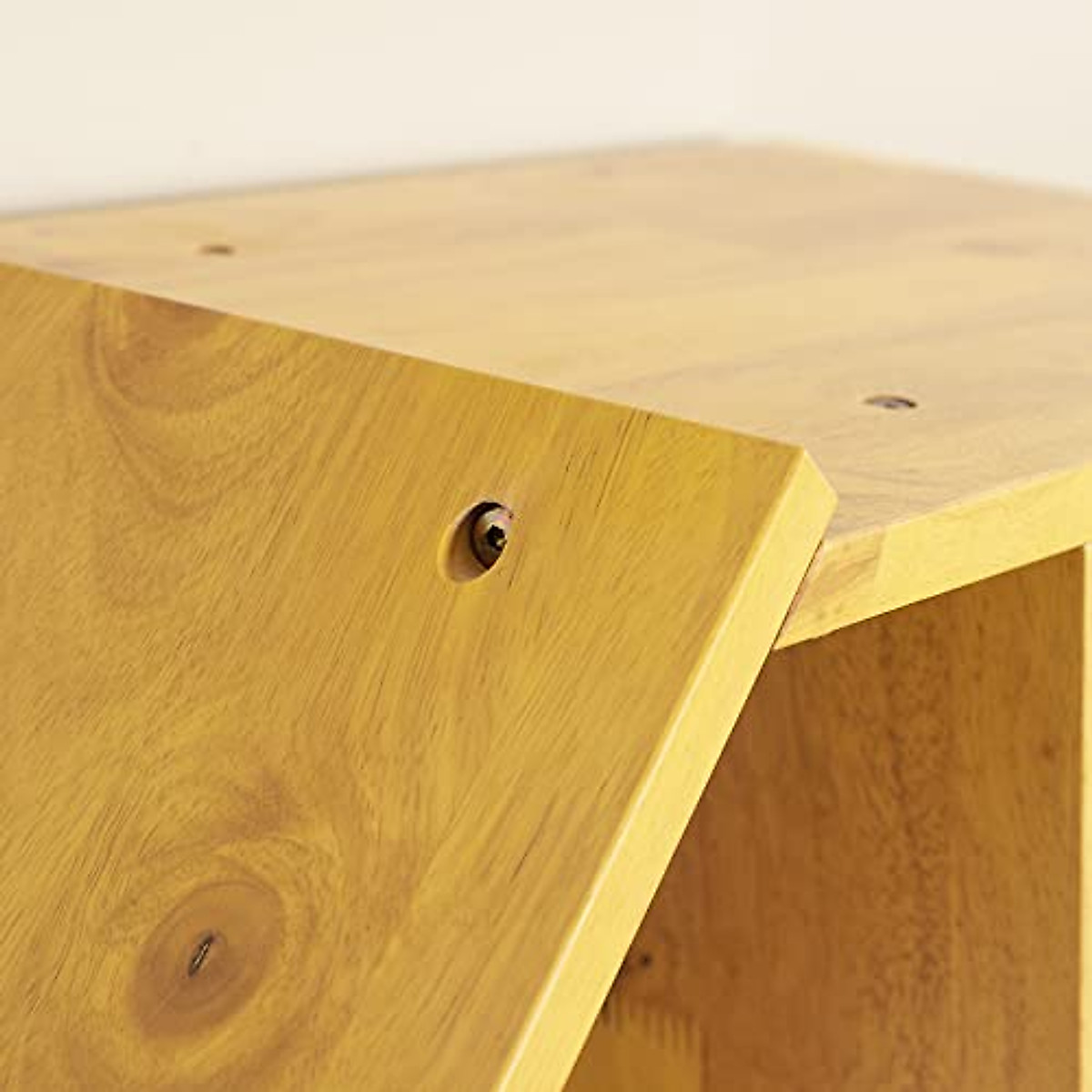 South Shore Sweedi Bookcase with Storage Bin, Yellow