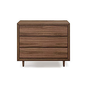 Ubabub Nifty 3-Drawer Assembled Dresser in Walnut