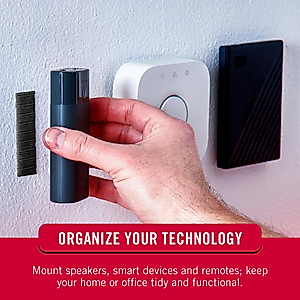 VELCRO Brand Sticky Back Strips with Adhesive | 4 Count | Black 3 1/2 x 3/4 In | Hook and Loop Fasteners for Home Organization, Classroom or Office