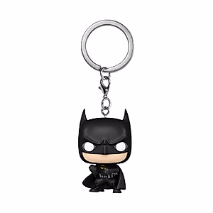Funko POP! Keychain: DC - The Flash - Batman - DC Comics Novelty Keyring - Collectable Mini Figure - Stocking Filler - Gift Idea - Official Merchandise - Comic Books Fans - Backpack Decor