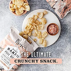 EPIC Pink Himalayan Salt Pork Rinds, Keto Consumer Friendly, 4Ct Box 2.5oz bags (Pack of 4)