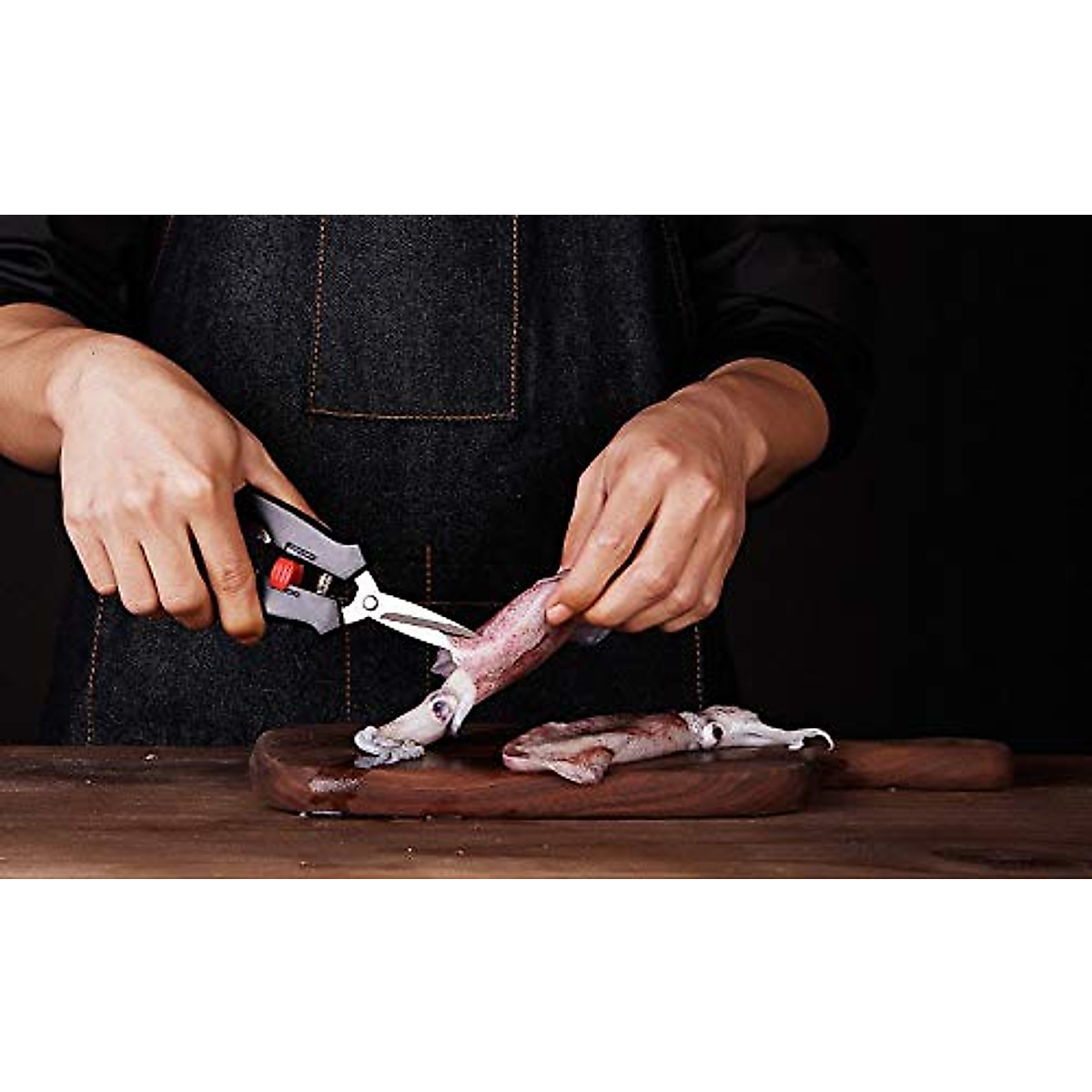 Criativo live Seafood Scissors, Lobster Scissors, Crab Scissors, Seafood Tools 4Pcs and Lobster Forks 4 Pcs