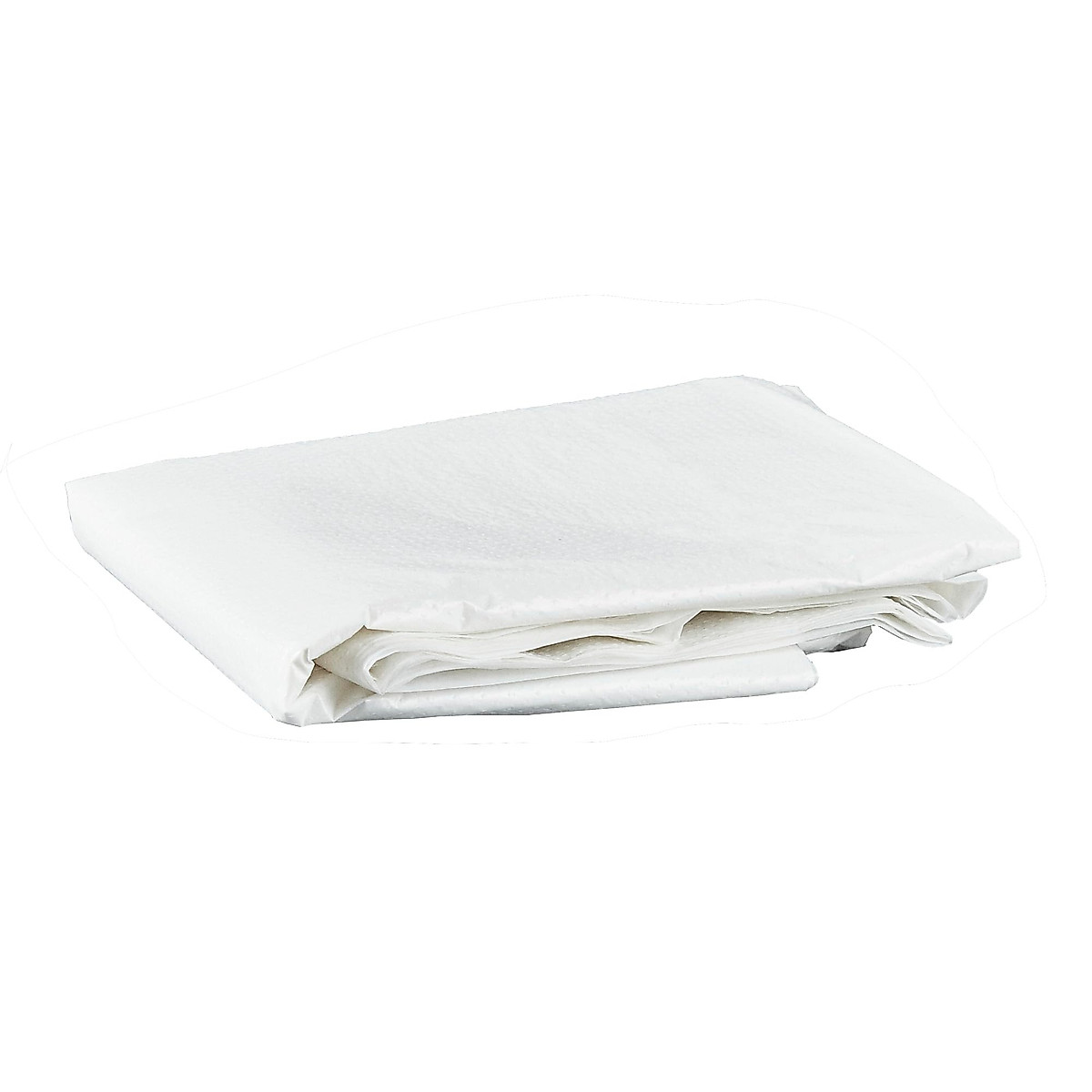 Clean Tek White Plastic Disposable Apron - 42" x 27 1/2" - 100 count box - Restaurantware