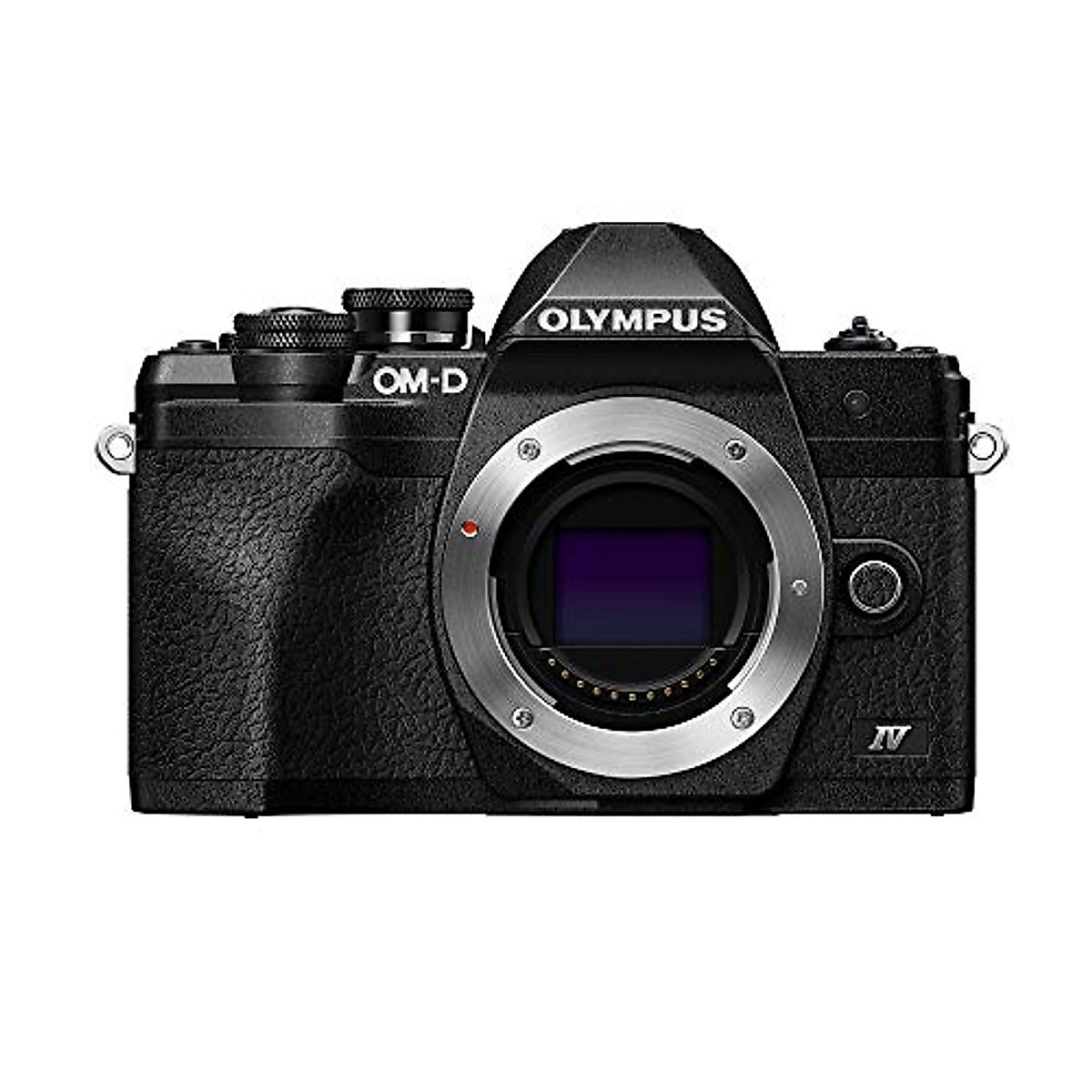 OLYMPUS E-M10 Mark IV Black Micro Four Thirds System Camera 20MP Sensor 5-Axis Image Stabilization 4K Video Wi-Fi
