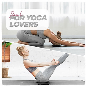 Yes4All 2PCS Yoga Knee Pads Thicker, Yoga Kneeling Pad for Pilates Exercise, 13/16 Inches Cushion Knees Elbow Mat Supplies for Women Men Fitness Travel