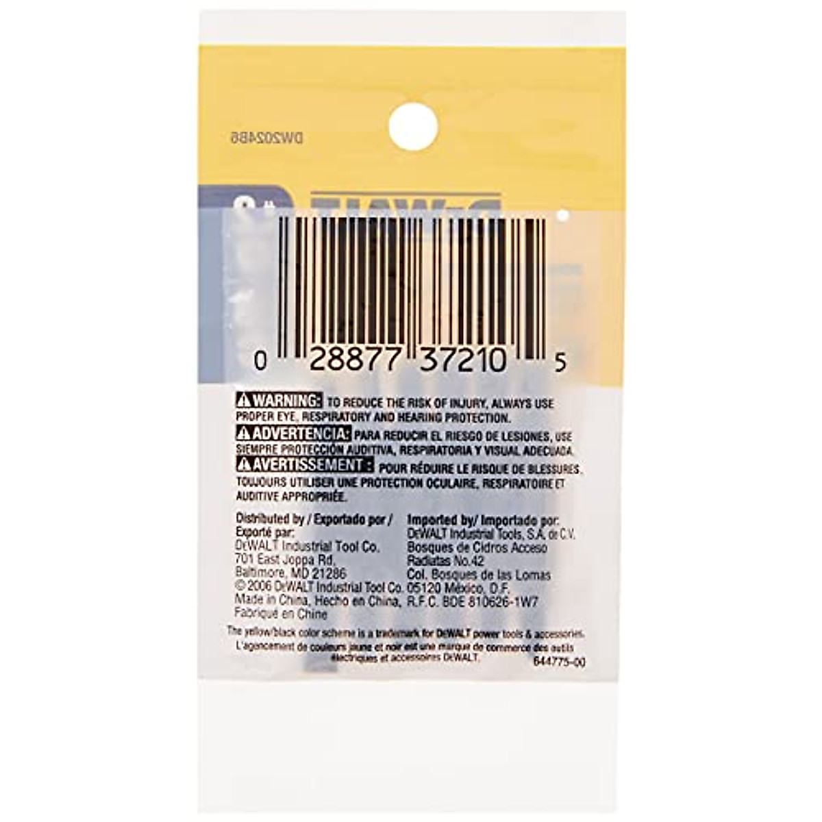 DEWALT Screwdriver Set, #2 Phillips / No. 8 Slotted Double Ended Bit, 6-Pack (DW2024B6)