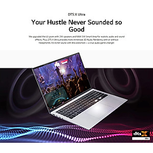 LG Gram Ultra-Lightweight Laptop, Evo i7-1165G7, 16" WQXGA (2560 x 1600) IPS 16:10 Display, DCI-P3 99%, 22 Hr Battery Life, Wi-Fi 6, Thunderbolt 4, Free Upto Win 11 (16GB RAM | 512GB SSD)