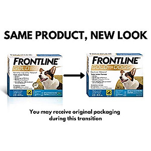 FRONTLINE® Gold for Dogs Flea & Tick Treatment, 23 - 44 lbs, 6ct