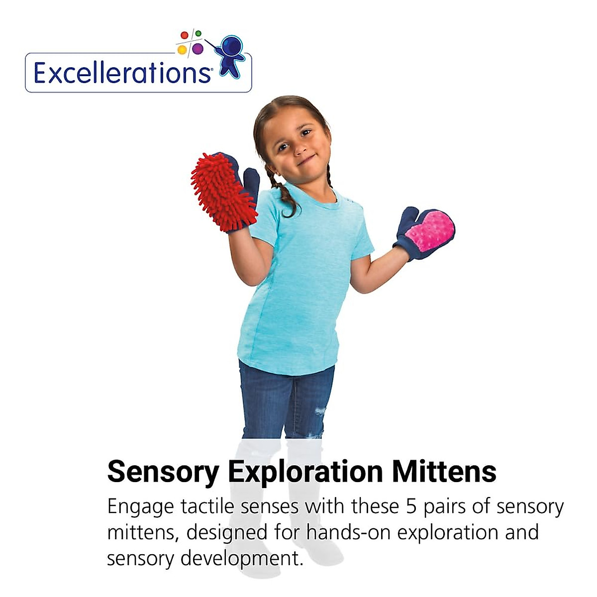 Sensory Exploration Toys, Sensory Mittens, Sensory Discovery Toys for Kids, Excellerations