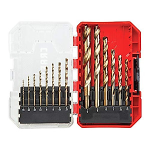 CRAFTSMAN Drill Bit Set, Gold Oxide, 14-Piece (CMAM2214)