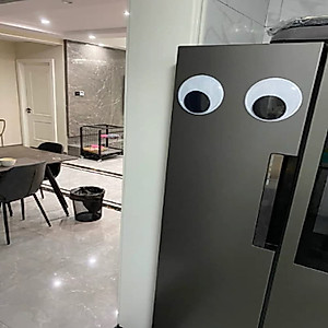 Wiggle Eyes Adhesive Googly Eyes self-Adhesive Round Plastic Twinkle Eyes for Craft Making and Party Decoration (40mm-20 Pcs)