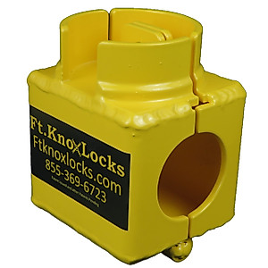 Bulldog Sliding Collar Coupler Lock Includes Cobra-Sidewinder puck lock- BOLT CUTTER PROOF!!!