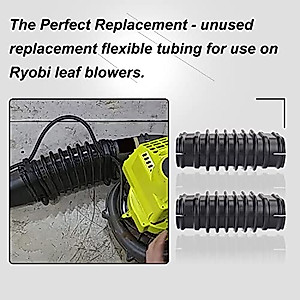 580473001 Replacement Bellows Flex Tube Compatible with Ryobi 38cc Backpack Blower RY40404 40V Blower RY40404NV, RY40404NVM, RY40440 Also for 308054129, 310816015, 309266005 (2 PACK)