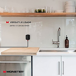 Monster Power Shield: Magnetic Wall Outlet Extender, Multiple Plug ...