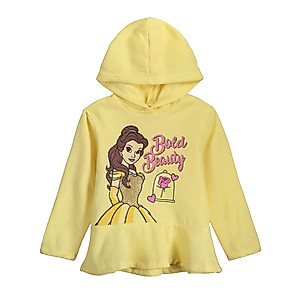 Disney Princess Belle Toddler Girls Pullover Hoodie and Leggings Outfit Set 4T