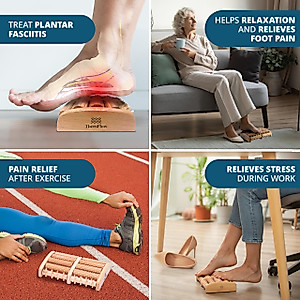 TheraFlow Foot Massager for Plantar Fasciitis Relief Foot Massager for Neuropathy and Foot Massager | Feet Massager for Foot Pain and Foot Roller Massager Plantar Fasciitis Gifts for Mom and Dad