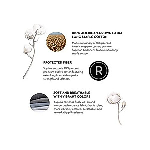 3 Piece Embrace Hotel Duvet Set | 100% Supima Cotton | 1 Duvet & 2 Pillow Shams (King (U.S. Standard))