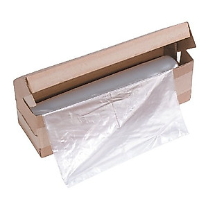 HSM 2117 Shredder Bags, 58 Gallon Capacity, 21 x 17 x 44 Inches,Clear