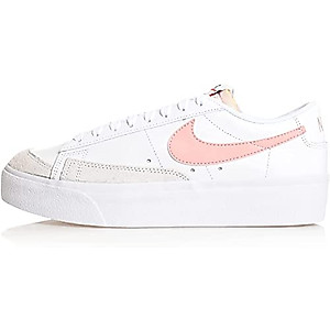 Nike W Blazer Low Platform Shoes White Pink Glaze Size 8